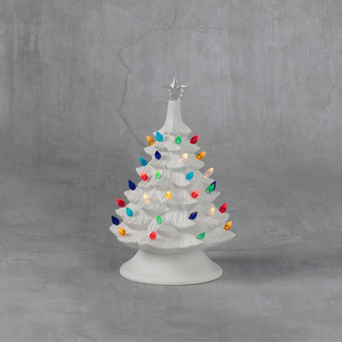 Duncan 45767 8" Christmas Tree with Base Bisque