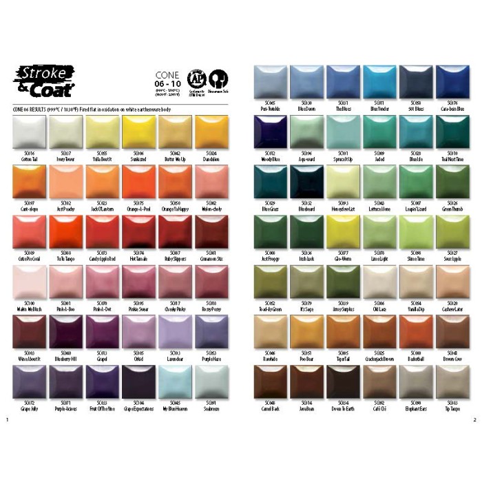 Mayco MC-514E Color Guide (2025)