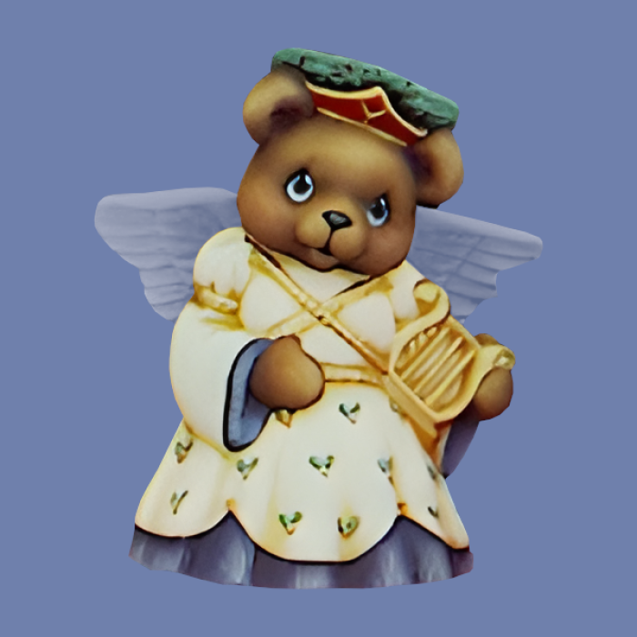 Clay Magic 1411 Girl Bear Angel Mold