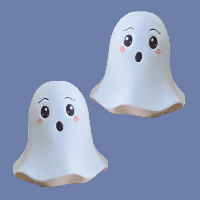 Clay Magic 4490 Two Pack 4.5" Anime Ghost Mold