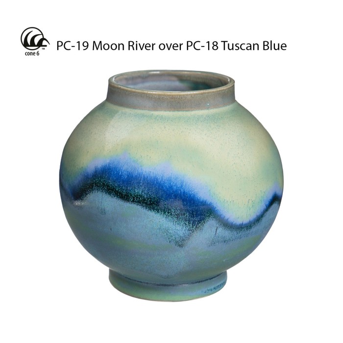 Amaco PC-18 Tuscan Blue High Fire Glaze (Pint)