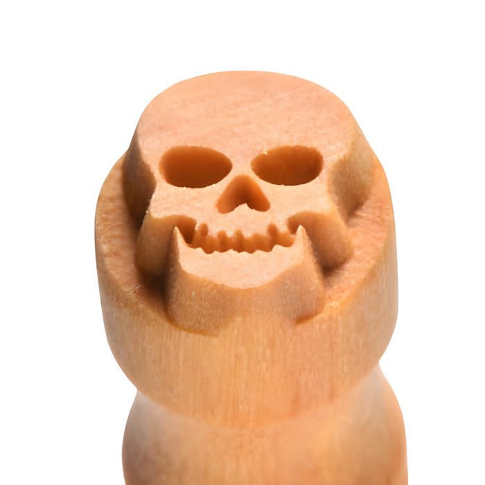 Skull Small Round Stamp